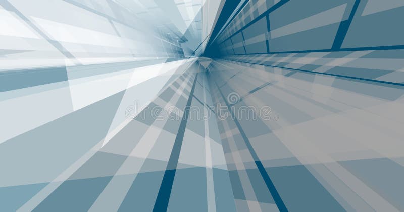 Abstract Architecture Background, Modern Concept 3d Illustration ...