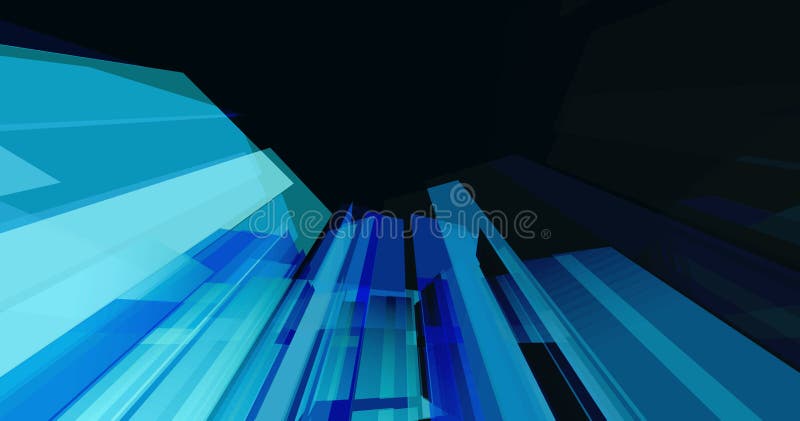 Abstract Architecture Background, Modern Concept 3d Illustration ...