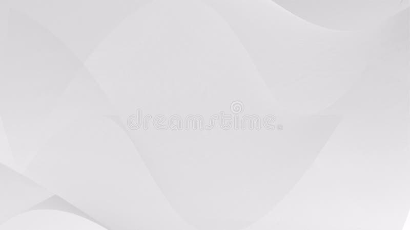 Abstract Architecture Background. White Circular Sound Wave Simple Loop . 3d Rendering Circles ...