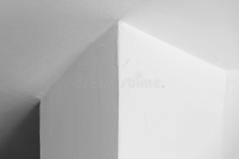 White Corner and Ceiling. Abstract Architecture Background Stock Photo ...