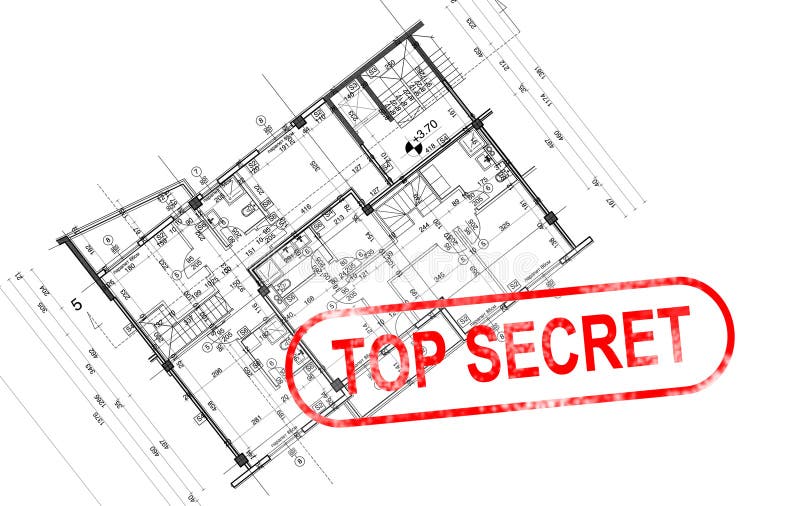 Top secret blueprint stock illustration. Illustration of ancient - 5076816