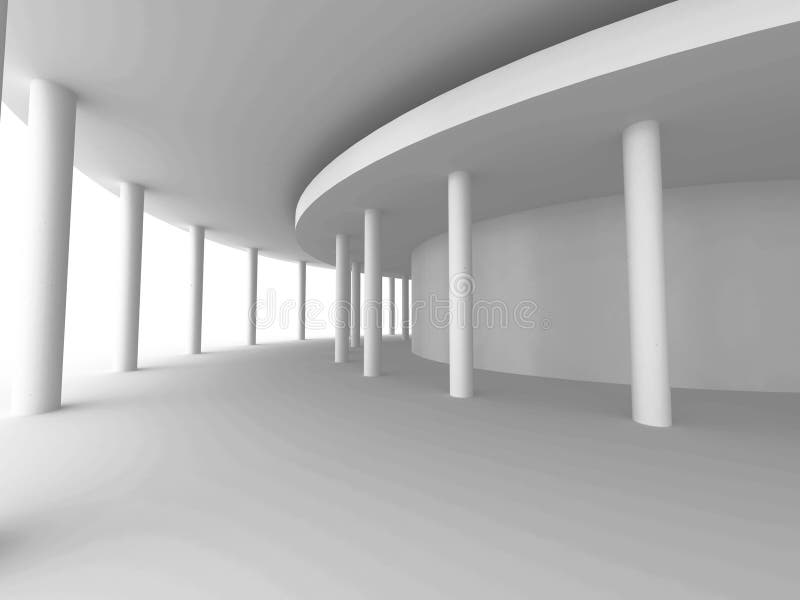 Abstract Architecture Column Design Background Stock Illustration ...