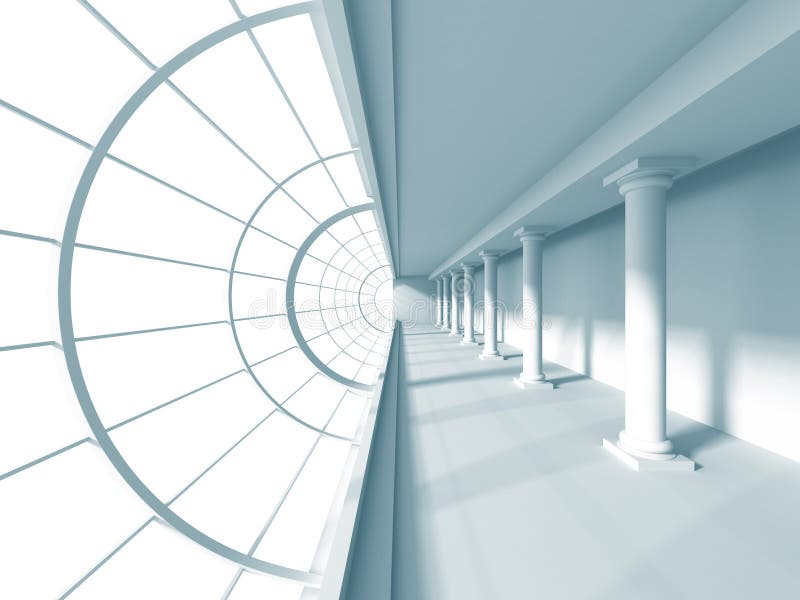 Abstract Architecture Design Interior Column Background Stock ...