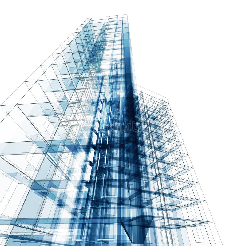 Abstract architecture stock illustration. Illustration of modern - 46426884