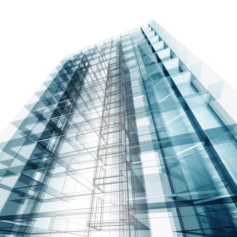 Abstract architecture stock illustration. Illustration of real - 46639262