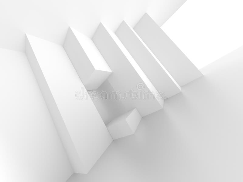 Abstract Columns Interior stock illustration. Illustration of home ...