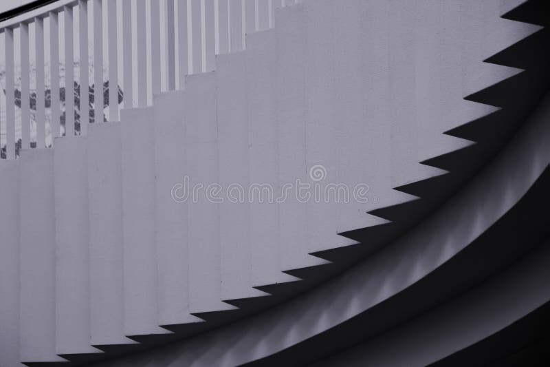 Abstract Architecture Details Cement Modern Perspective Design Step ...