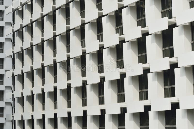 Abstract Architecture Fragment and Windows Stock Image - Image of ...