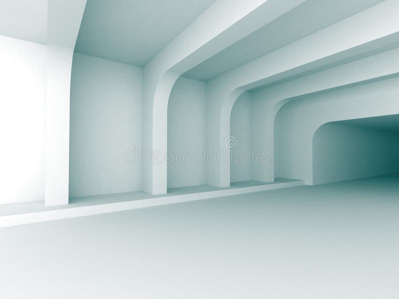 Abstract Architecture Indoor Design Background Stock Illustration ...