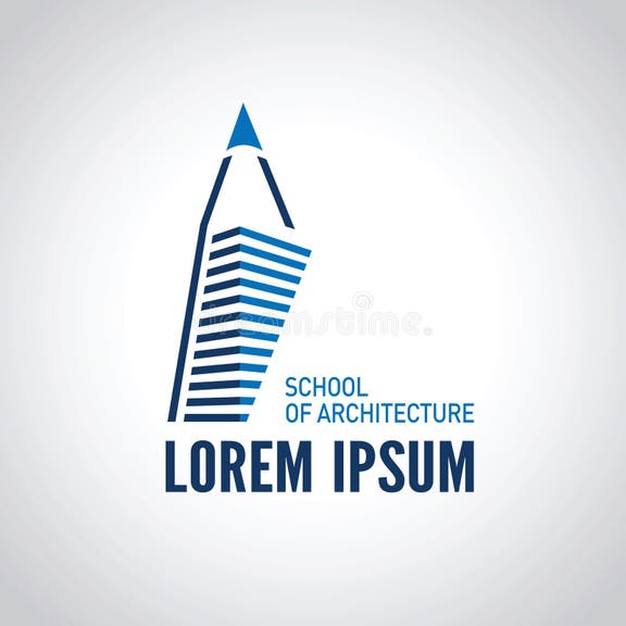 Abstract Architecture Logo Design Stock Vector - Illustration of ...