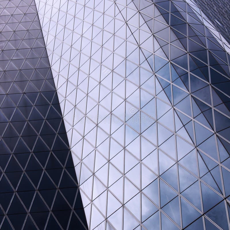 Abstract Architecture of a Modern Building Stock Image - Image of black ...