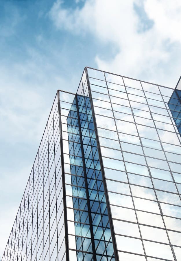 Abstract Architecture of a Modern Building Stock Image - Image of ...