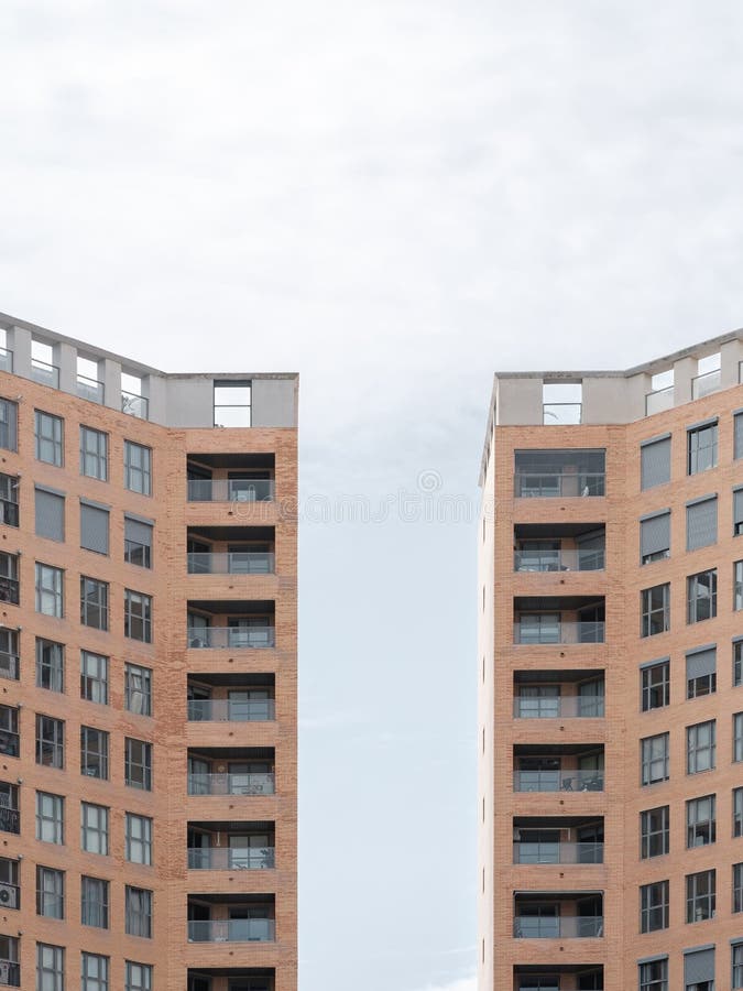 Abstract Architecture Modern and Minimal Building Design Stock Photo ...