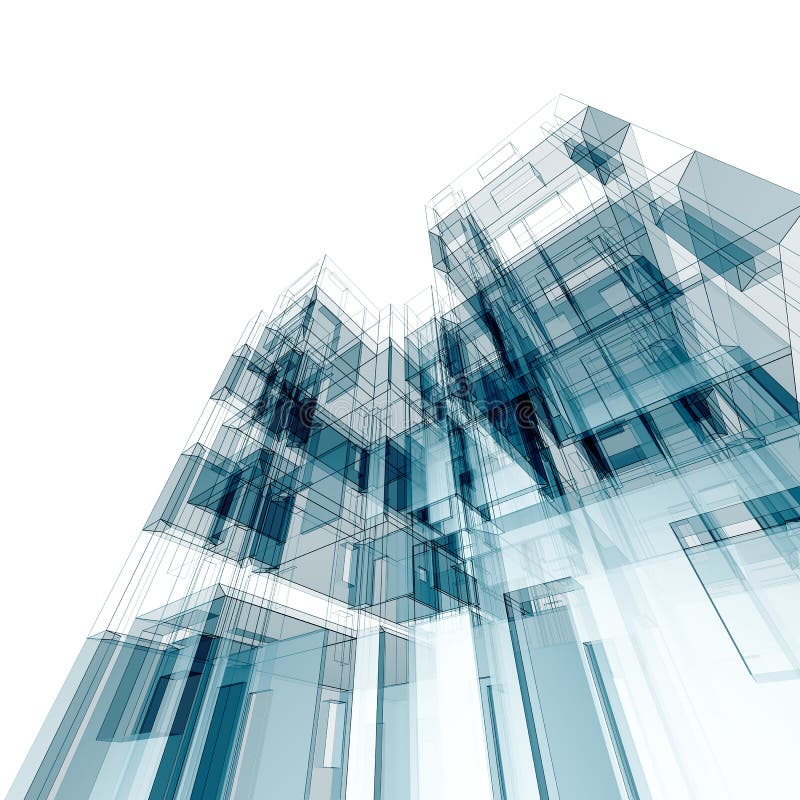 Abstract architecture stock illustration. Illustration of glass - 30785565