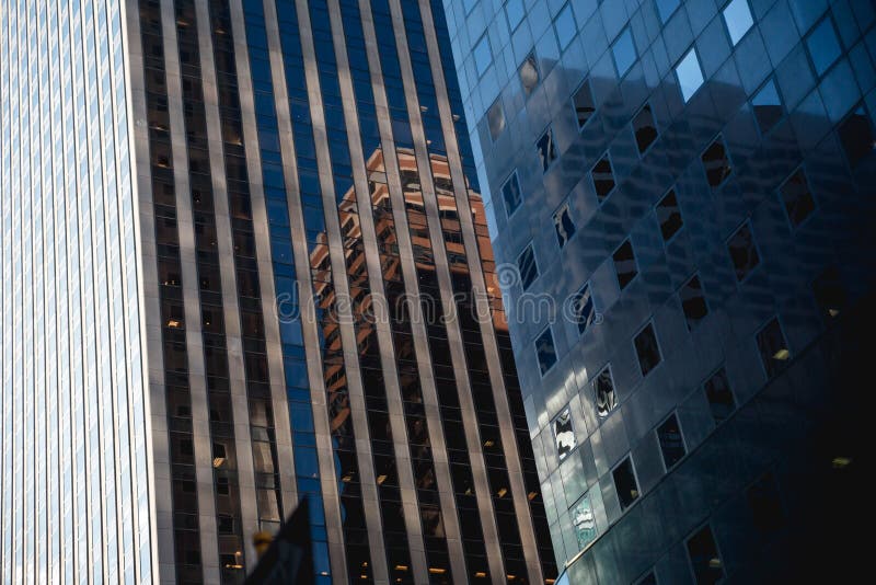 Abstract Architecture of New York Stock Image - Image of newyork, high ...