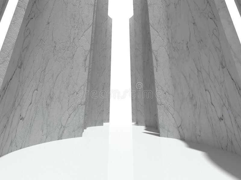Abstract Architecture stock illustration. Illustration of perspective ...