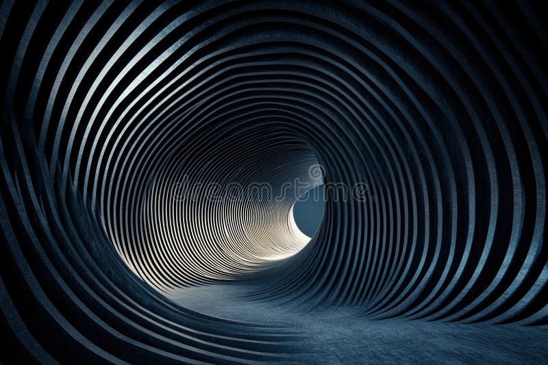 Abstract Architecture Tunnel Spiral Curved Structure Stock Photos - Free & Royalty-Free Stock ...