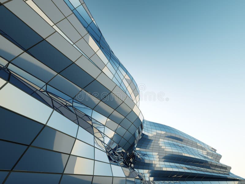 Abstract architecture wall stock illustration. Illustration of ...