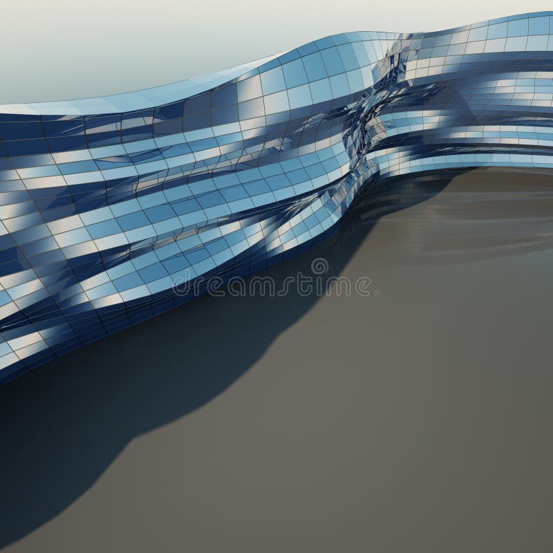 Abstract architecture wall stock illustration. Illustration of rhythm ...