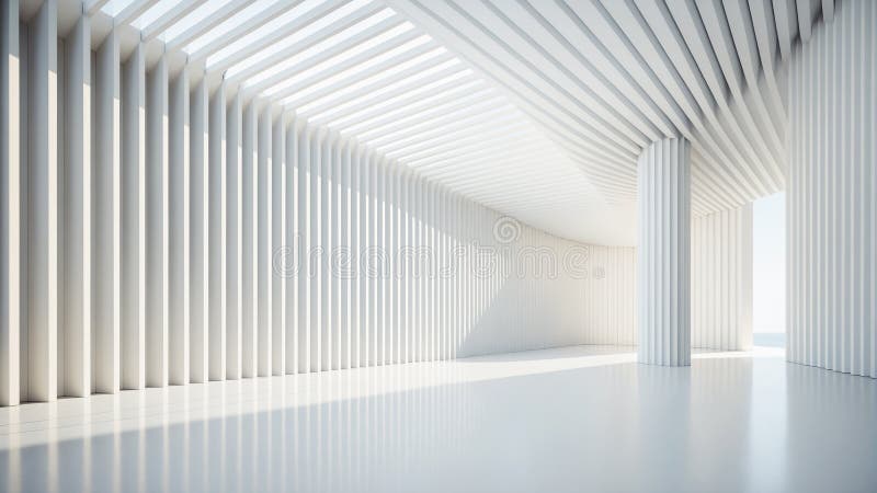 Abstract Architectures Minimalistic Background. Future Design ...