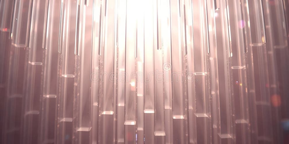 Abstract Arrangement of Transparent Rectangular Shapes with a Bright ...