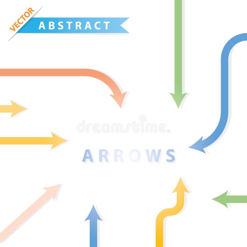Abstract arrow design stock illustration. Illustration of index - 45814166