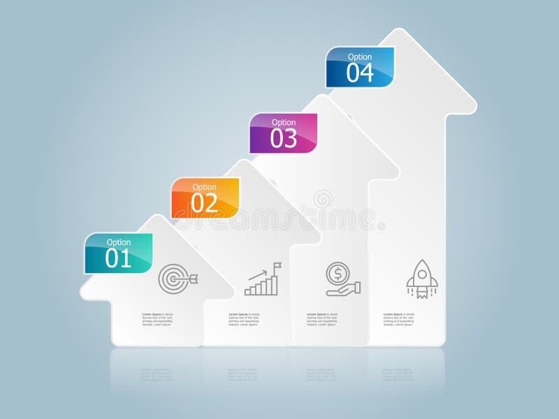 Staircase or Ladder To Success Business Infographics Element Template ...