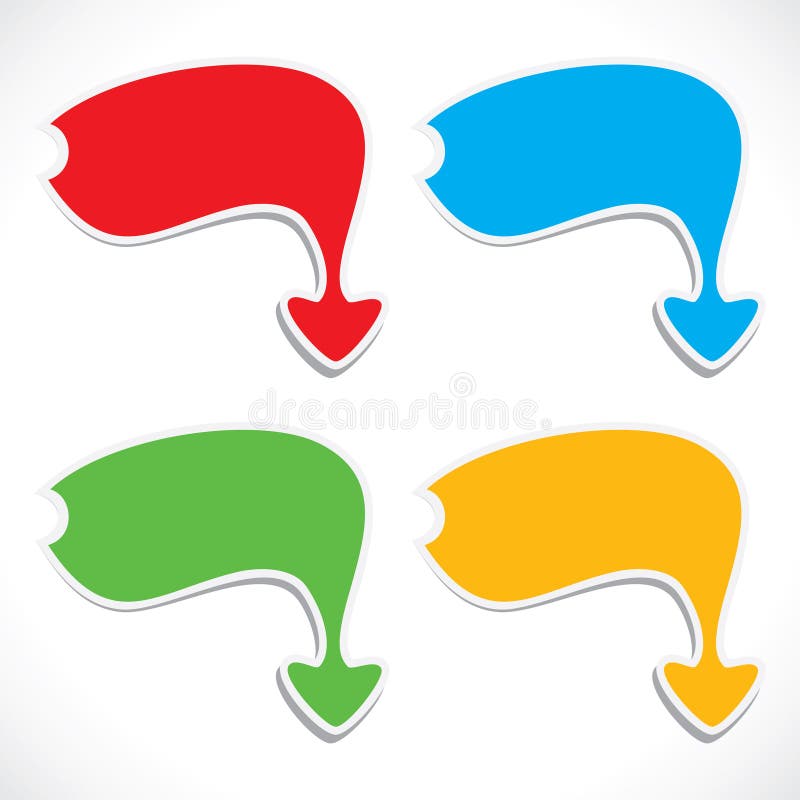 Abstract arrow stock vector. Illustration of green, modern - 30757674