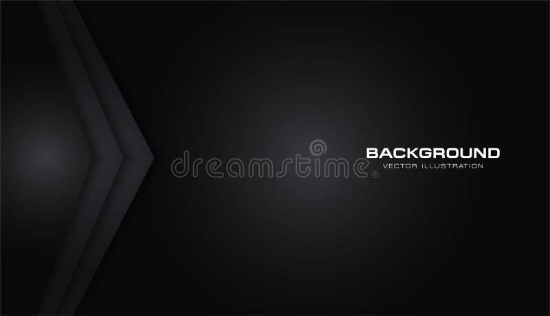 Abstract Arrow Metallic Black Shiny Color Black Frame Layout Modern ...