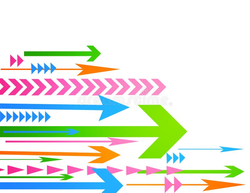 Abstract Arrow Vector Illustration Stock Vector - Illustration of stack ...