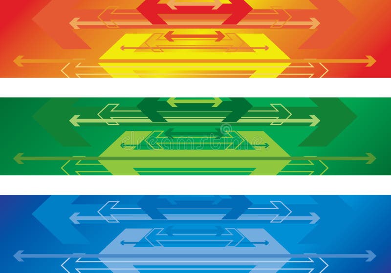 Abstract arrows stock vector. Illustration of background - 12690367