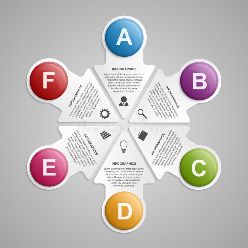 Abstract Arrows Infographic Design Template. Stock Vector ...