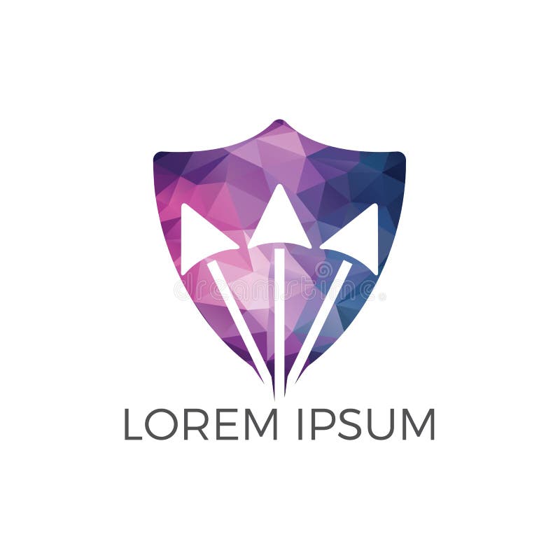 Arrows Star Shape Vector Logo Design. Arrow Vector Icon. Stock Vector ...