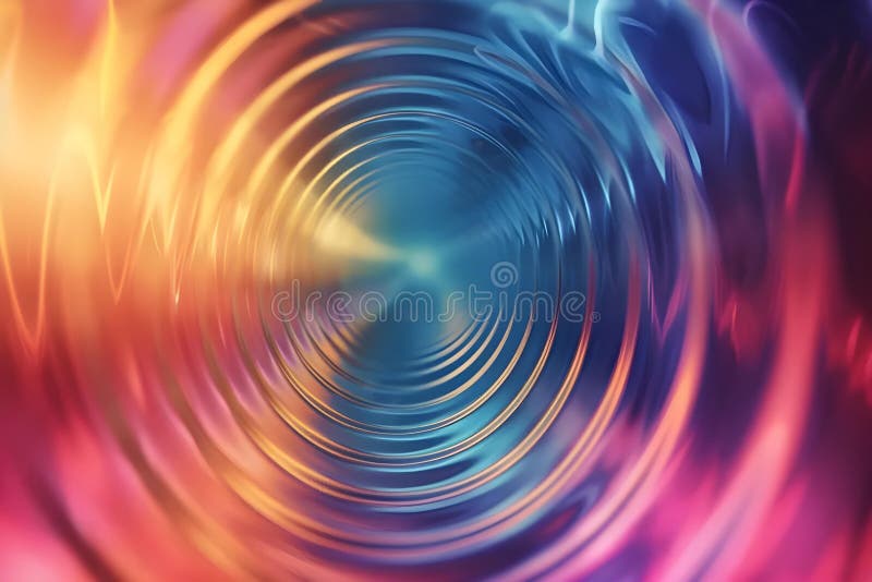 Abstract Background Harmonic Waves Abstract Visualization of Acoustic ...