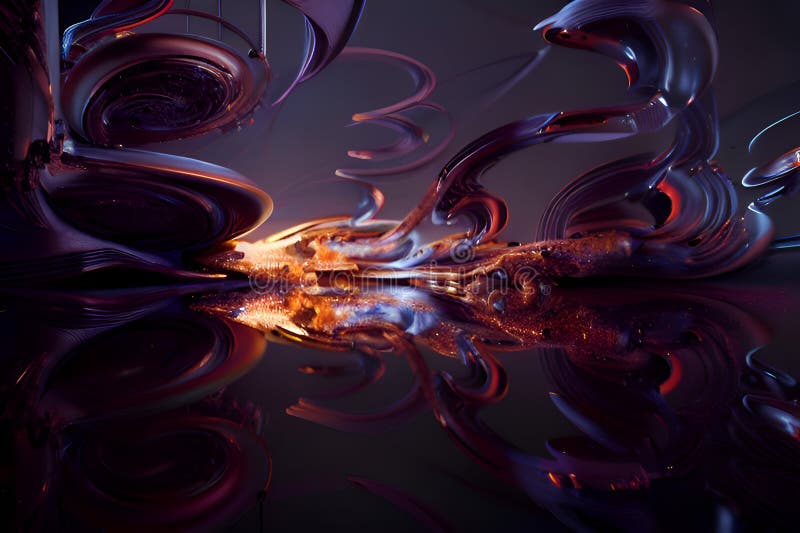 Abstract art 3d stock image. Image of organ, darkness - 272869775