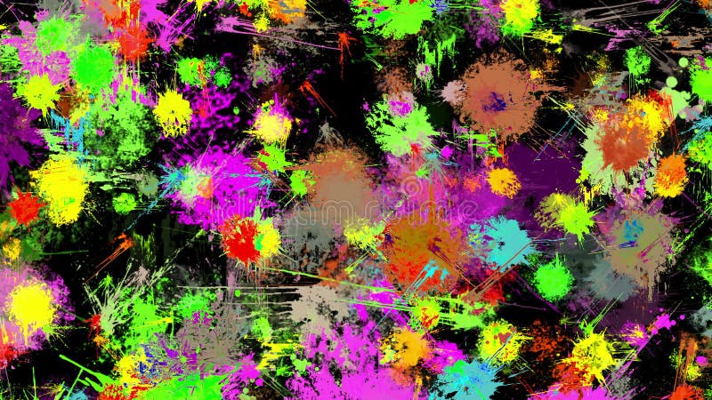 Animation of Spots with Scope Scanning on Black Background Stock Video ...