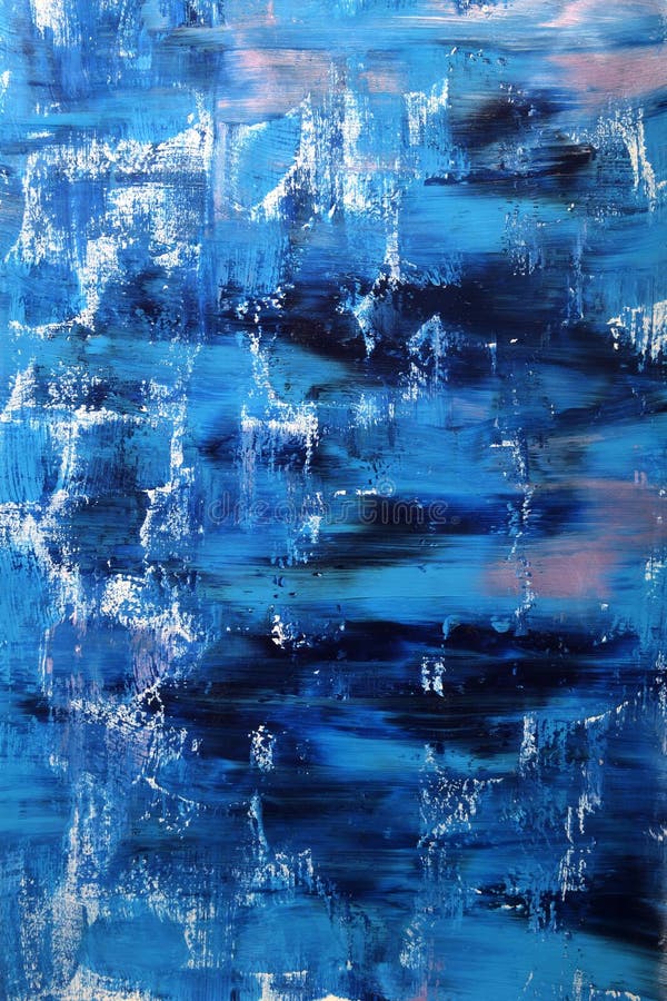 Abstract Art Background in Blue and Black Stock Image - Image of ...