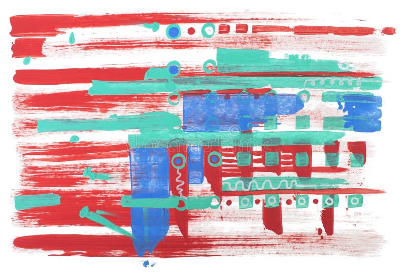 Abstract Art Background Hand Drawn Rough Brush Stock Illustration ...