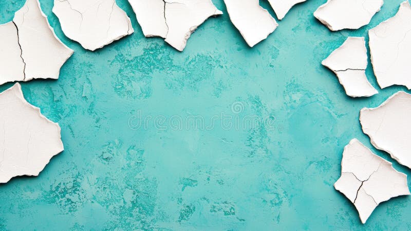 Abstract Art Background with Ice Cracks and Textured Solid Space for ...