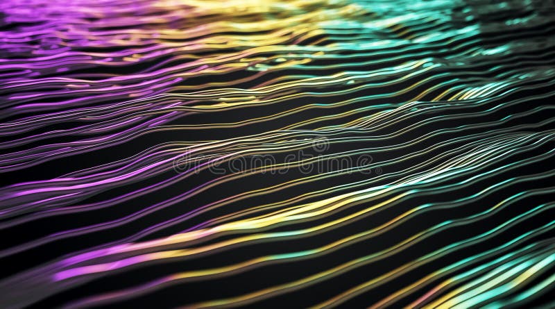 Abstract oil slick flows stock illustration. Illustration of dirty ...