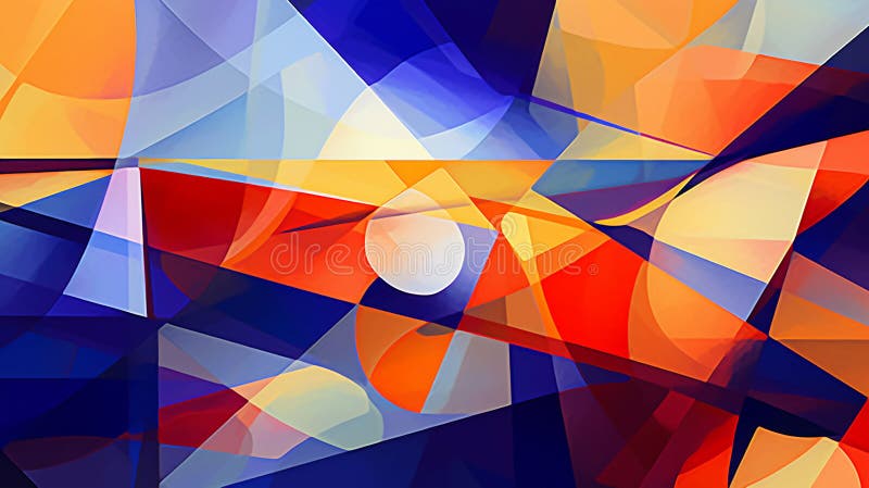Abstract Art, Triadic Color Palette for Background 3 Stock Photo ...