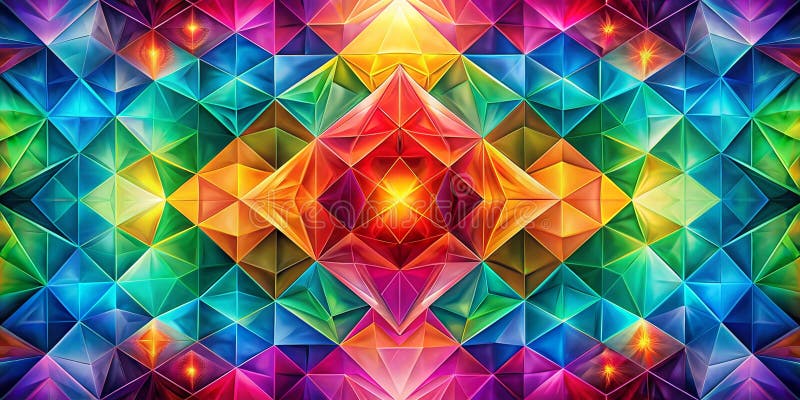 Abstract Art Background Triadic Color Palette Using Complex Geometric ...