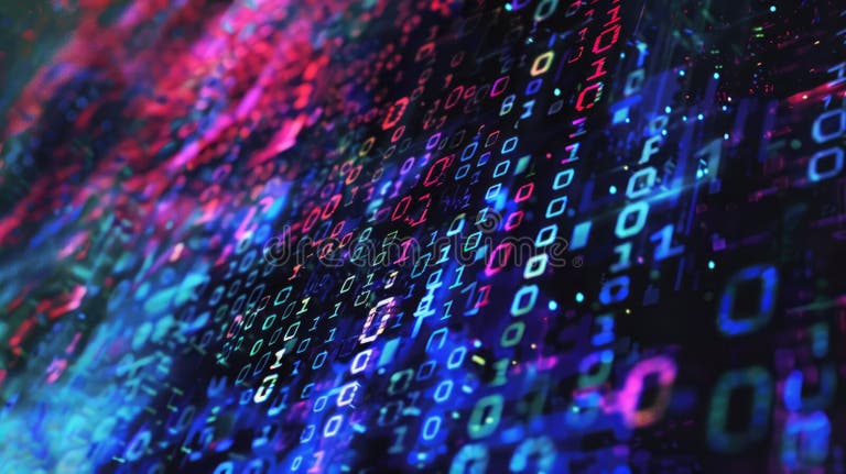 Binary Code Isolated Waves Line Stock Illustrations – 25 Binary Code ...