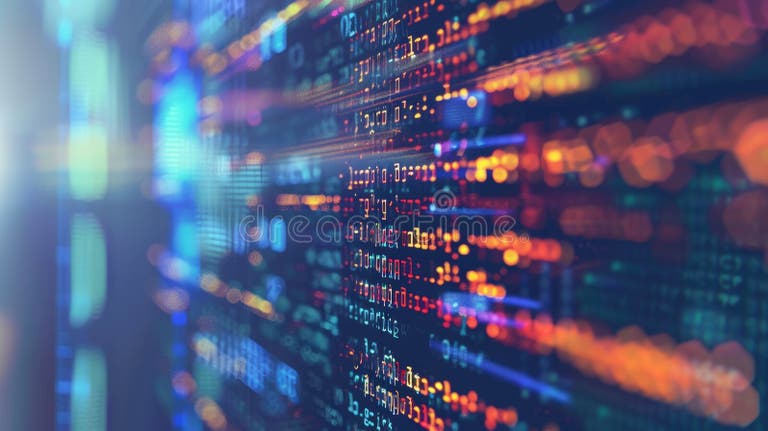 Binary Code Isolated Waves Line Stock Illustrations – 25 Binary Code ...