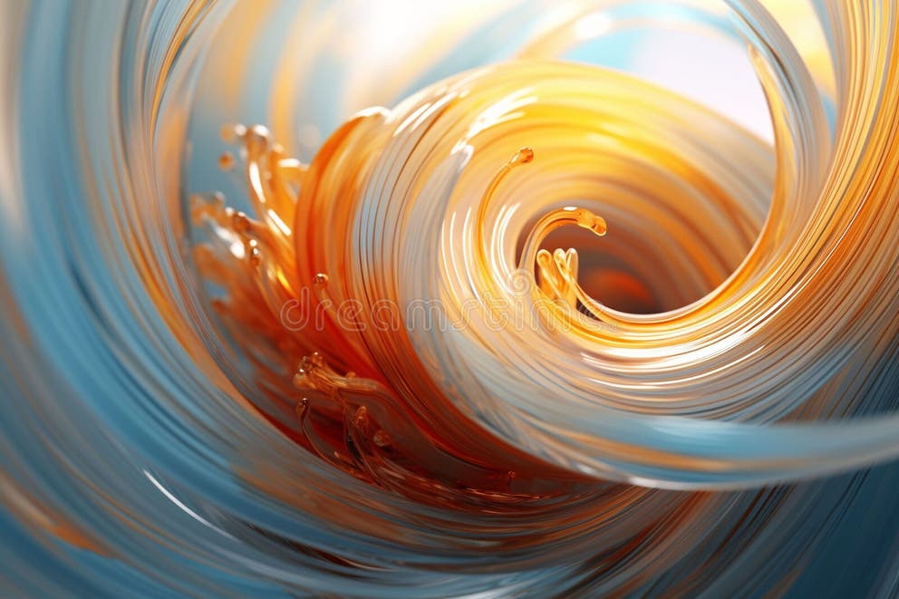 Abstract Art Born from the Precision and Beauty Stock Illustration ...