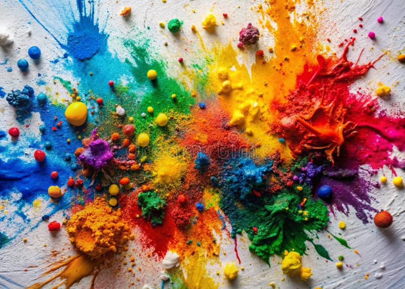 Abstract Art on Canvas a Stunning Display of Color Mixing Texture and ...