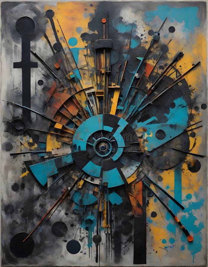Abstract Art, Capturing the Essence of Industrial Destruction through ...
