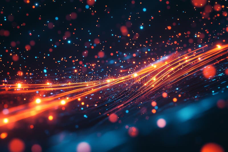 Abstract Art, Characterized by Prominent Wavy Lines, Creates Figures ...