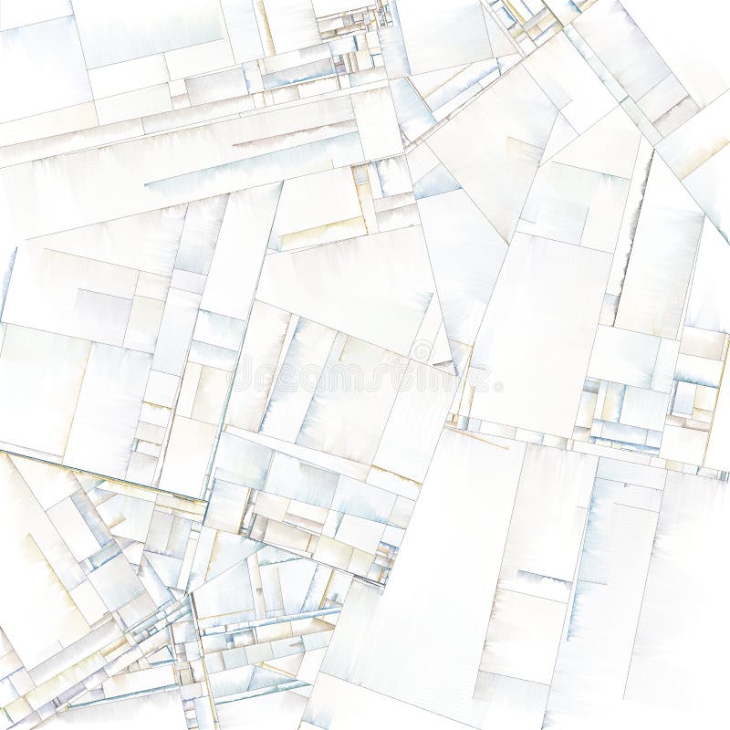 Abstract Art of City Blocks Stock Illustration - Illustration of ...