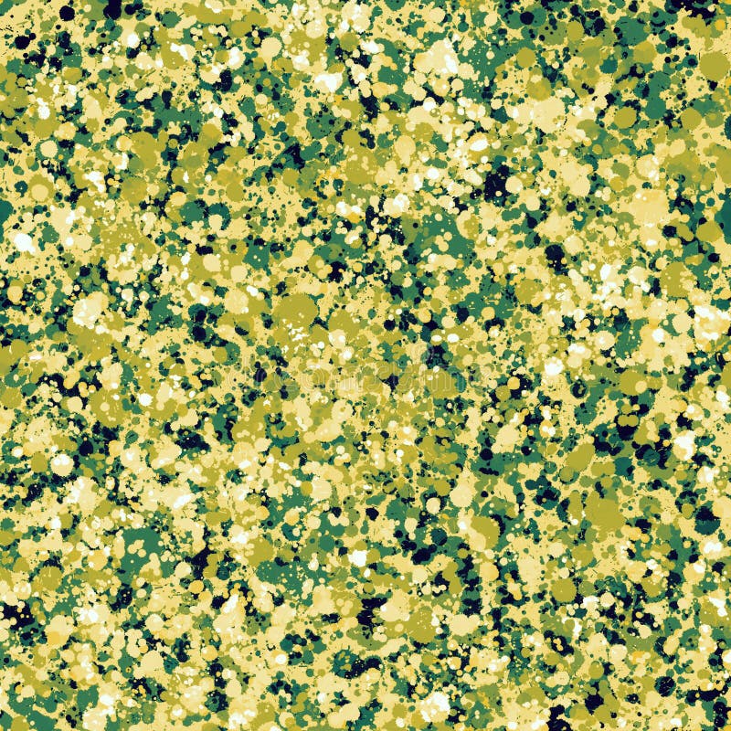 Abstract Art Colorful Transparent Paint Blobs, Dashes, Marks, Strokes ...